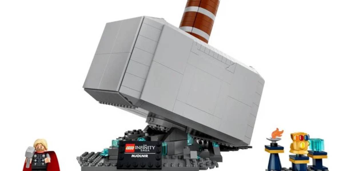 You Can Have the Power of Thor with LEGO's Mjolnir Display Set