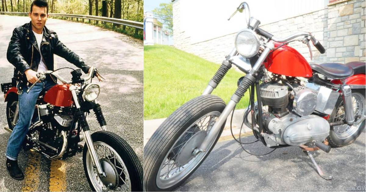 Johnny Depp's Cry-Baby Motorcycle Hits the Auction Block