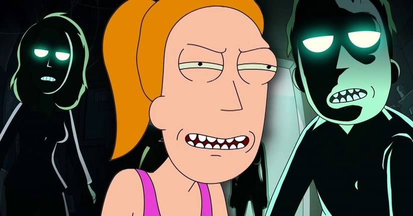 Rick and Morty Does a Spooky Severance in Night Family