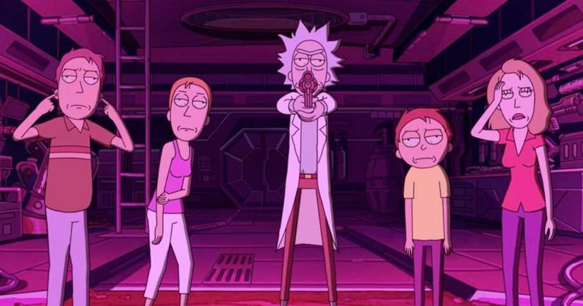 Rick and Morty Does a Spooky Severance in Night Family