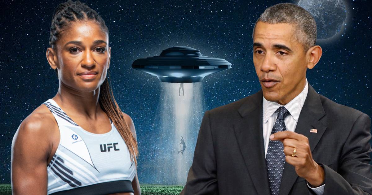 UFC's Angela Hill Wants in on Barack Obama's Alien Abduction Movie at ...