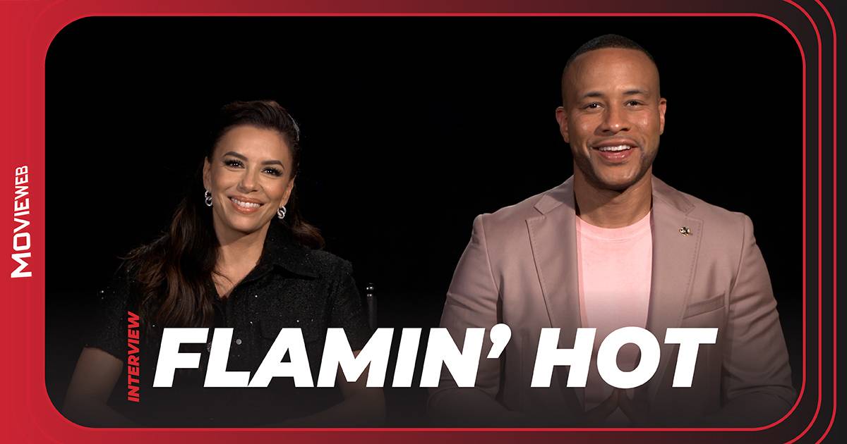 Eva Longoria, DeVon Franklin, and the Cast of Flamin' Hot Get Spicy