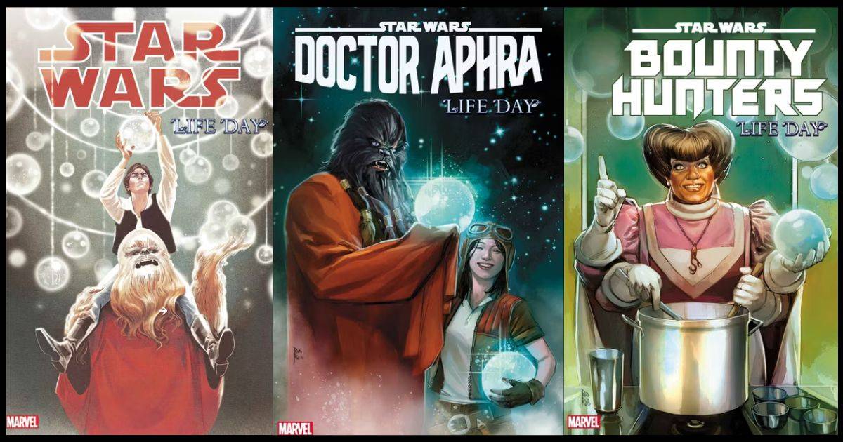 Star Wars Pays an Artistic Tribute to Life Day with Official Art ...