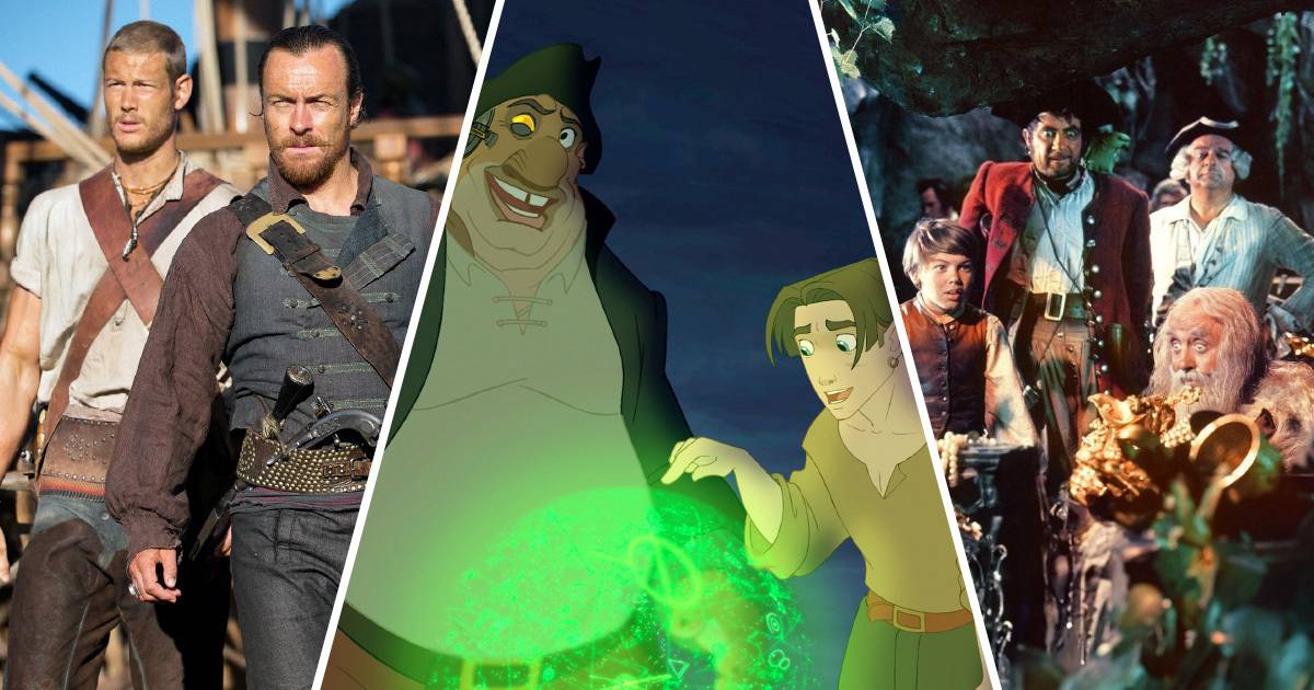 The 10 Best Movie and TV Adaptations of Treasure Island