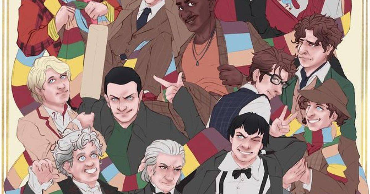 Doctor Who Art Celebrates All Regenerations Up to the 15th Doctor
