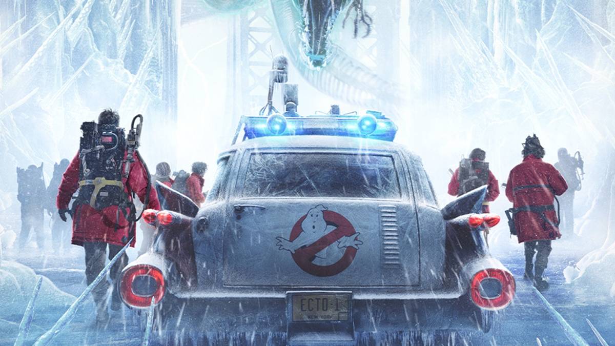 Ghostbusters: Frozen Empire Poster Finds Members Old & New Facing Down ...