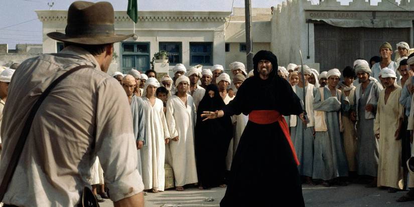 Indiana Jones and the Weird True Story Behind the Sword vs. Gun Scene