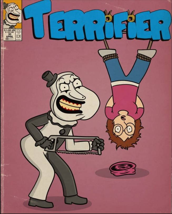 Quagmire Becomes Art the Clown in Unnerving Terrifier and Family Guy ...