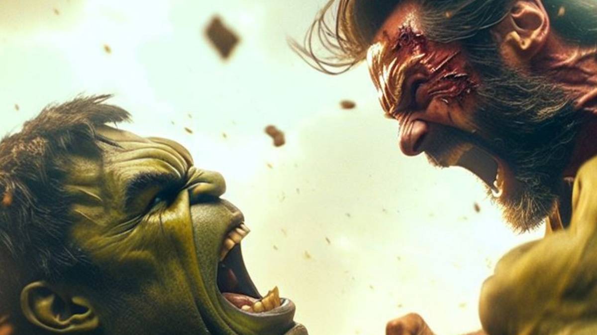 Hugh Jackman's Wolverine Clashes With Mark Ruffalo's Hulk in Brutal MCU ...