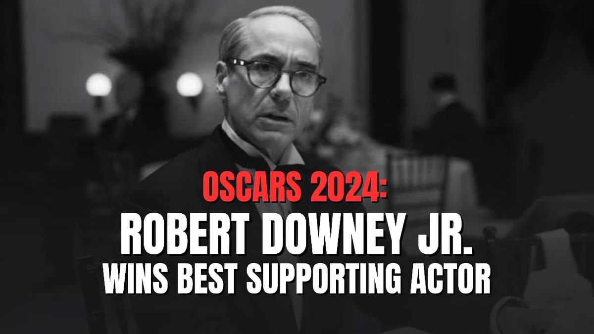 Robert Downey Jr. Wins Best Supporting Actor Oscar for Oppenheimer