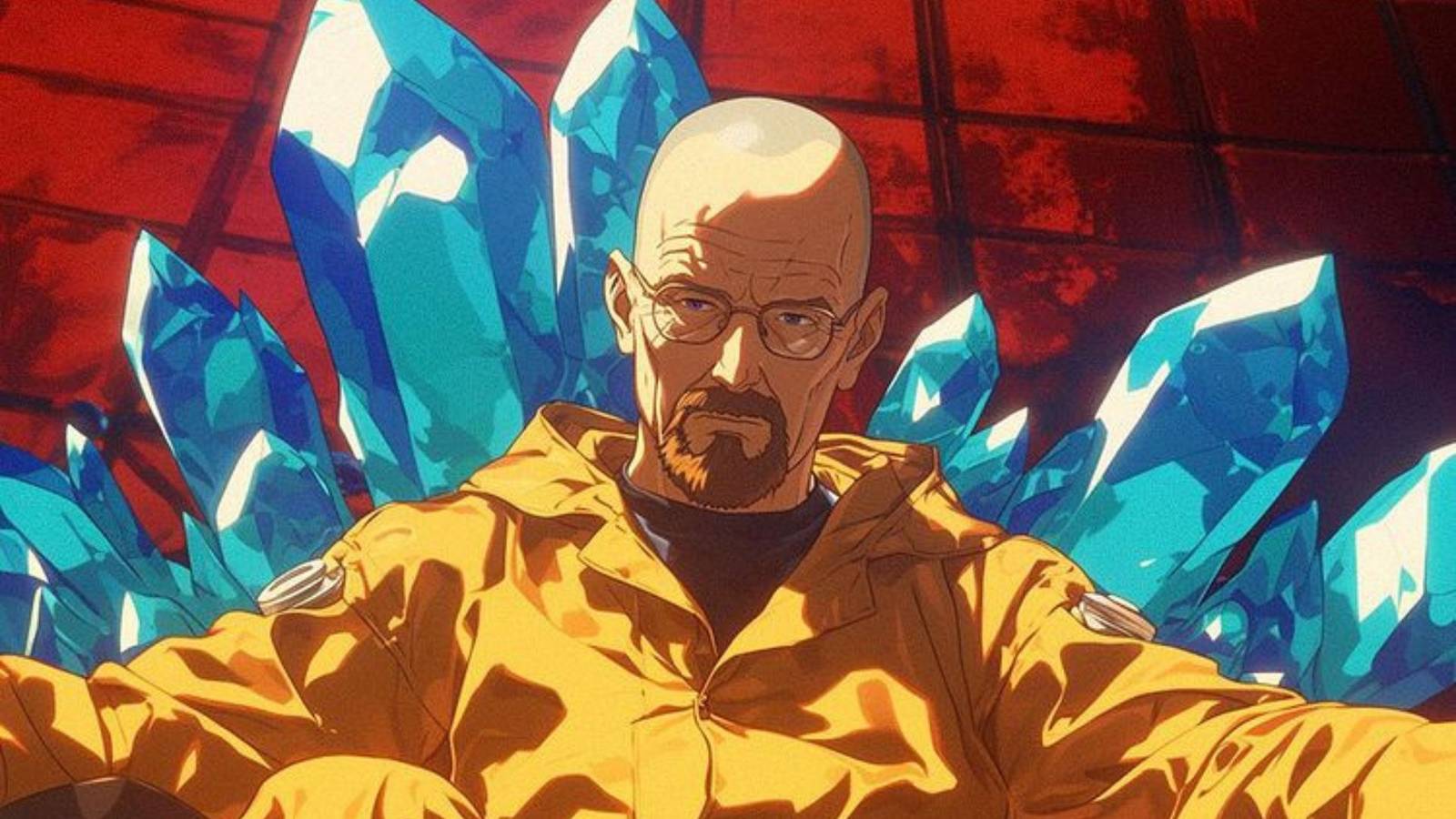 Breaking Bad: Walter White Gets Transformed into Vibrant Anime-Style Art