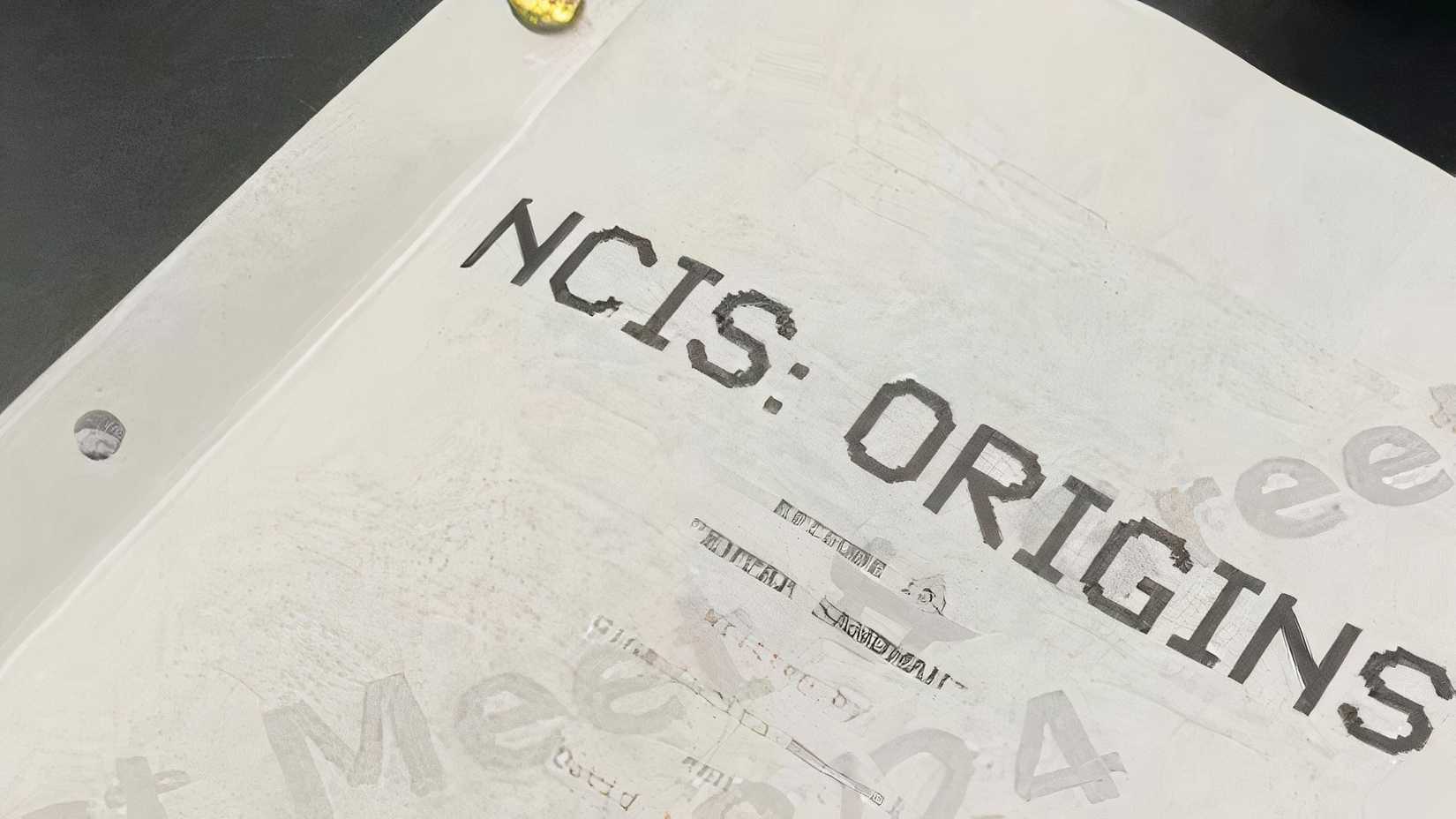 NCIS: Origins Star Unveils BTS Script Photo, First Episode’s Title