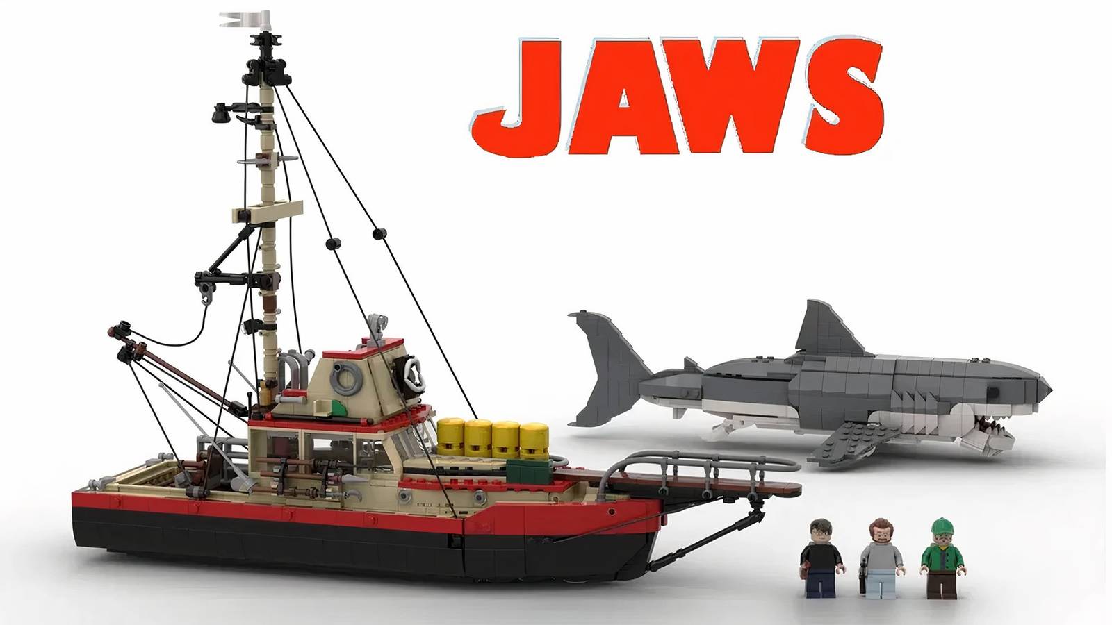 LEGO Releasing a Jaws Set Featuring Both the Orca and Bruce the Shark
