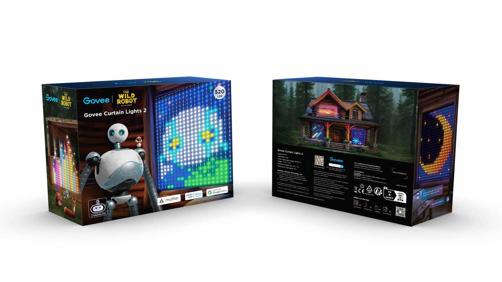 The Wild Robot Teams Up with Govee Curtain Lights to Create Beautiful ...