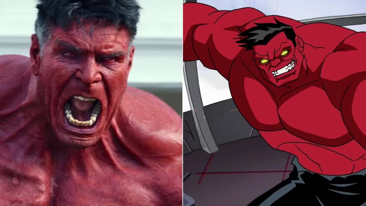 Every Movie & TV Show Featuring Red Hulk