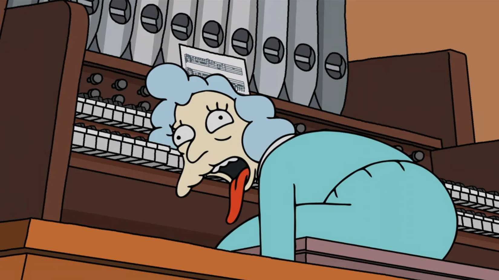 'The Simpsons' Kills Off Organ Player Alice Glick for Good