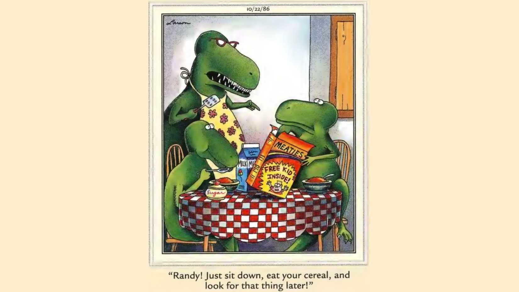 10 Best Far Side Comics About Dinosaurs