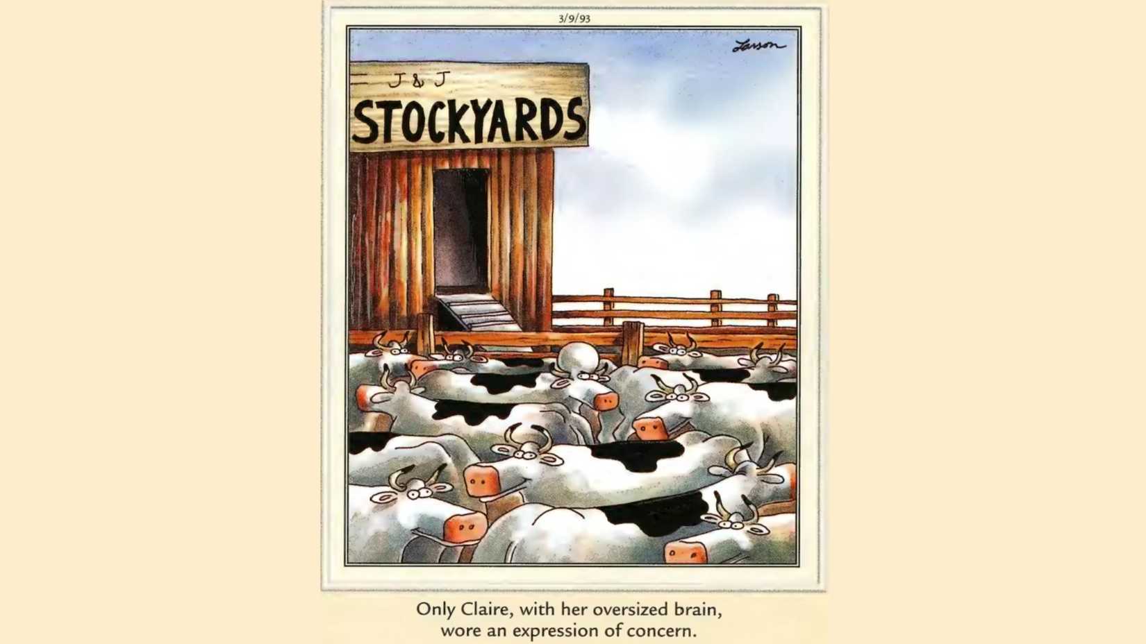 10 Best Far Side Comics About Cows