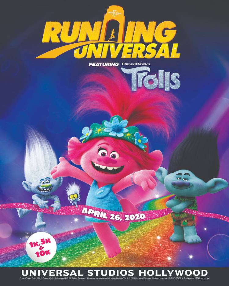 Trolls Take Over 'Running Universal' Races at Universal Studios Hollywood
