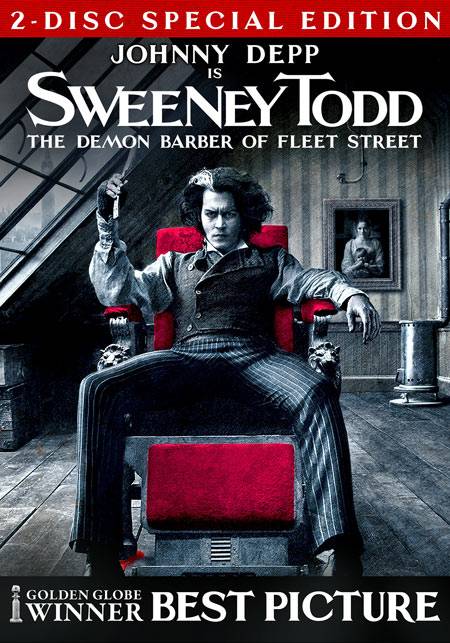 Sweeney Todd Comes to DVD and HD DVD on April 1st