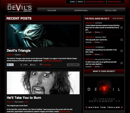 Devil Unearths Two Viral Websites