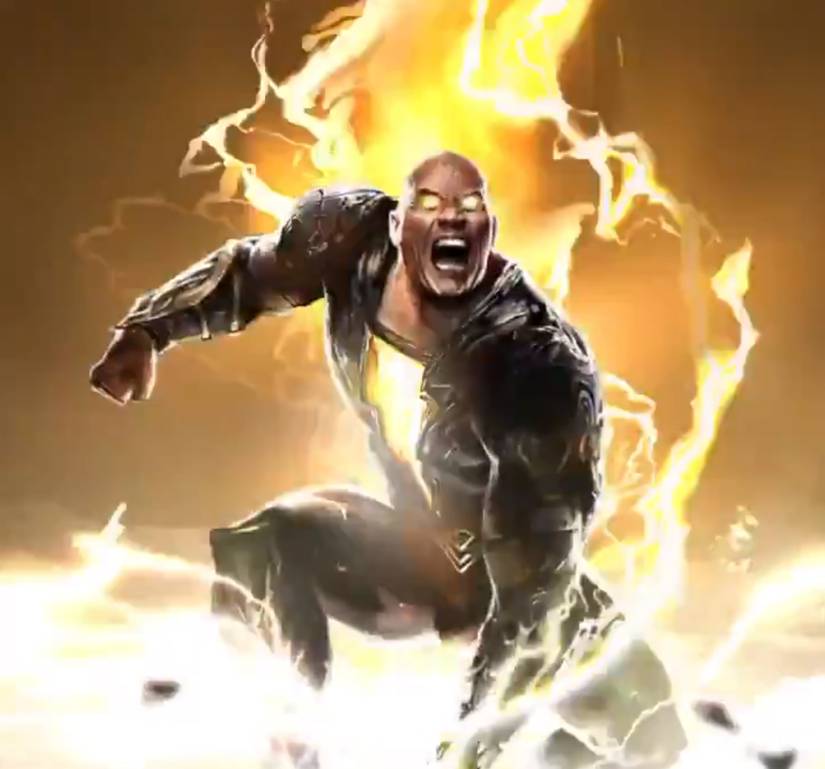 The Rock's Black Adam Costume Revealed