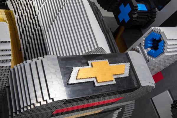 Chevrolet Unveils Life-Sized Lego Batmobile from Lego Batman Movie