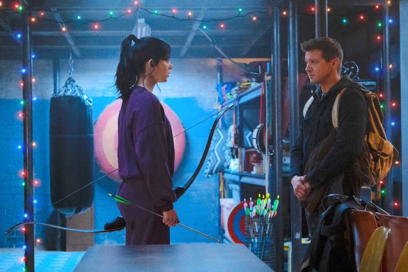 Hawkeye Poster and New Images Include a First Look at Lucky the Pizza Dog
