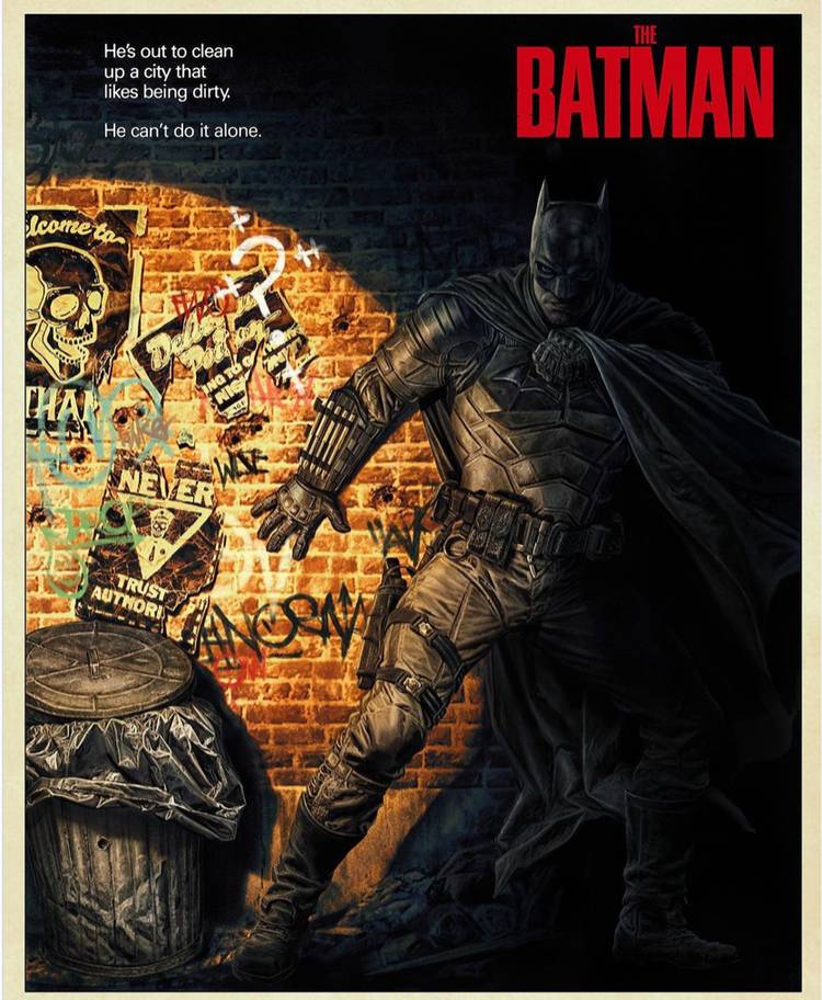 New The Batman Poster Pulls Inspiration from DC Comics' Iconic Batman ...