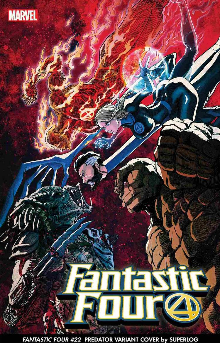 Predator Hunts Iconic Marvel Superheroes in Variant Comic Book Covers