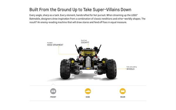 Chevrolet Unveils Life-Sized Lego Batmobile from Lego Batman Movie
