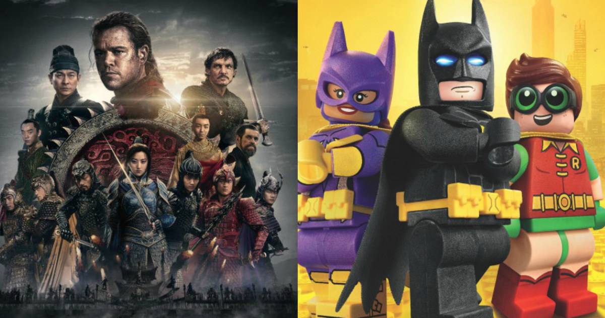 Can The Great Wall Overtake LEGO Batman at the Box Office?