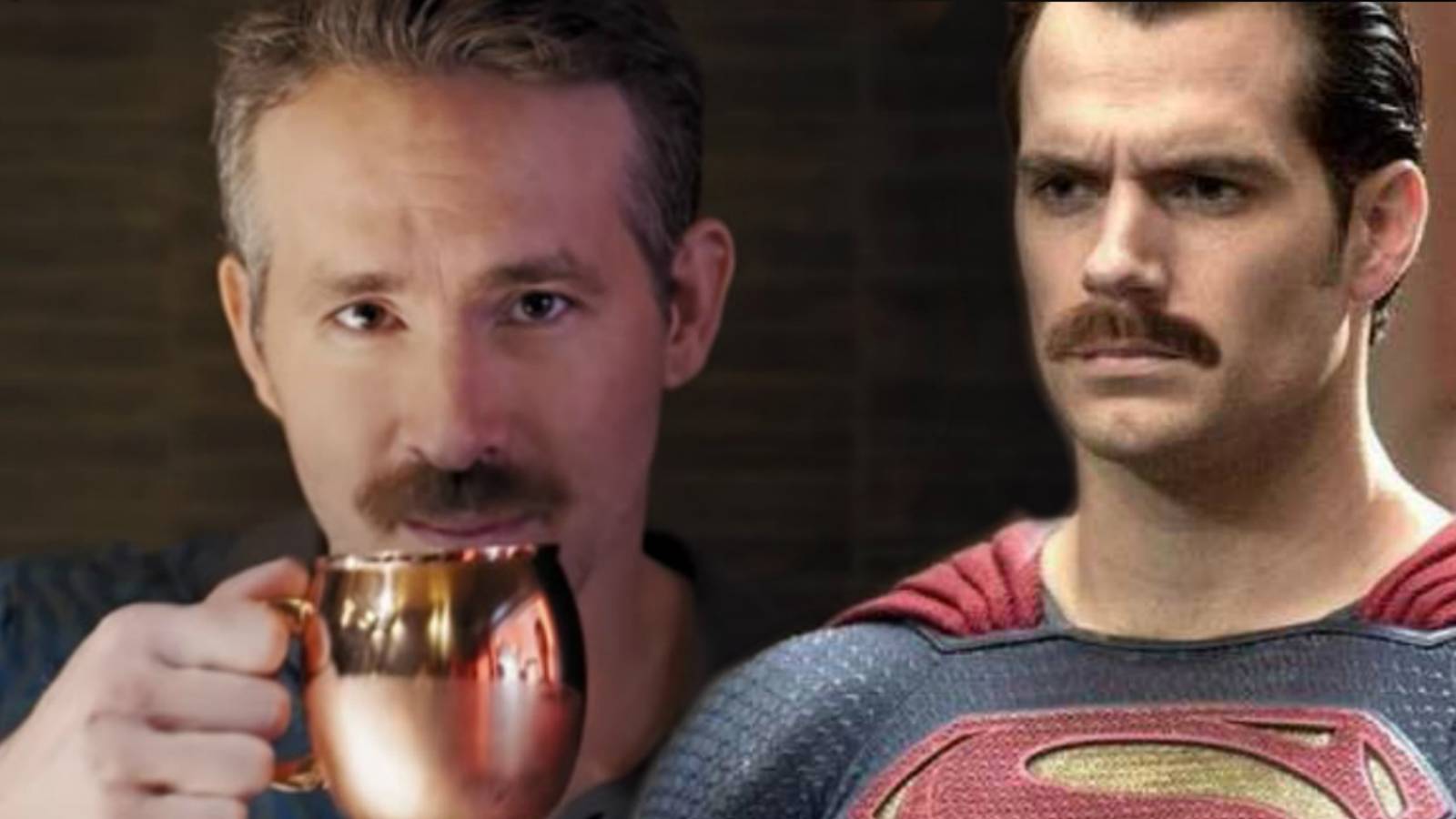 Ryan Reynolds Trolls Superman's Mustache & Henry Cavill Responds Perfectly