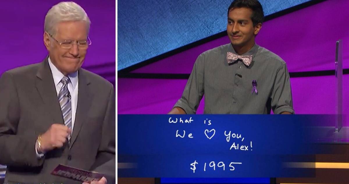 Alex Trebek Gets Emotional Over Jeopardy Contestant S Touching Final Answer
