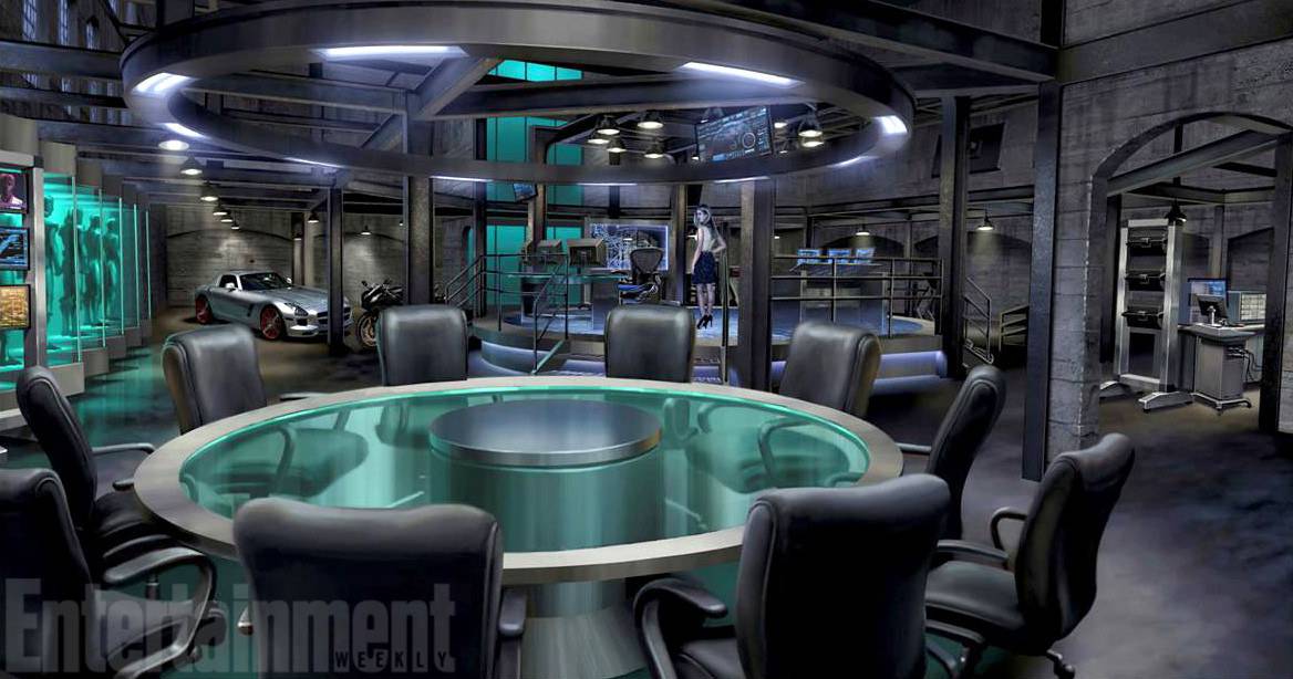 Arrow Season 4 Art Reveals Team Arrow's New Cave