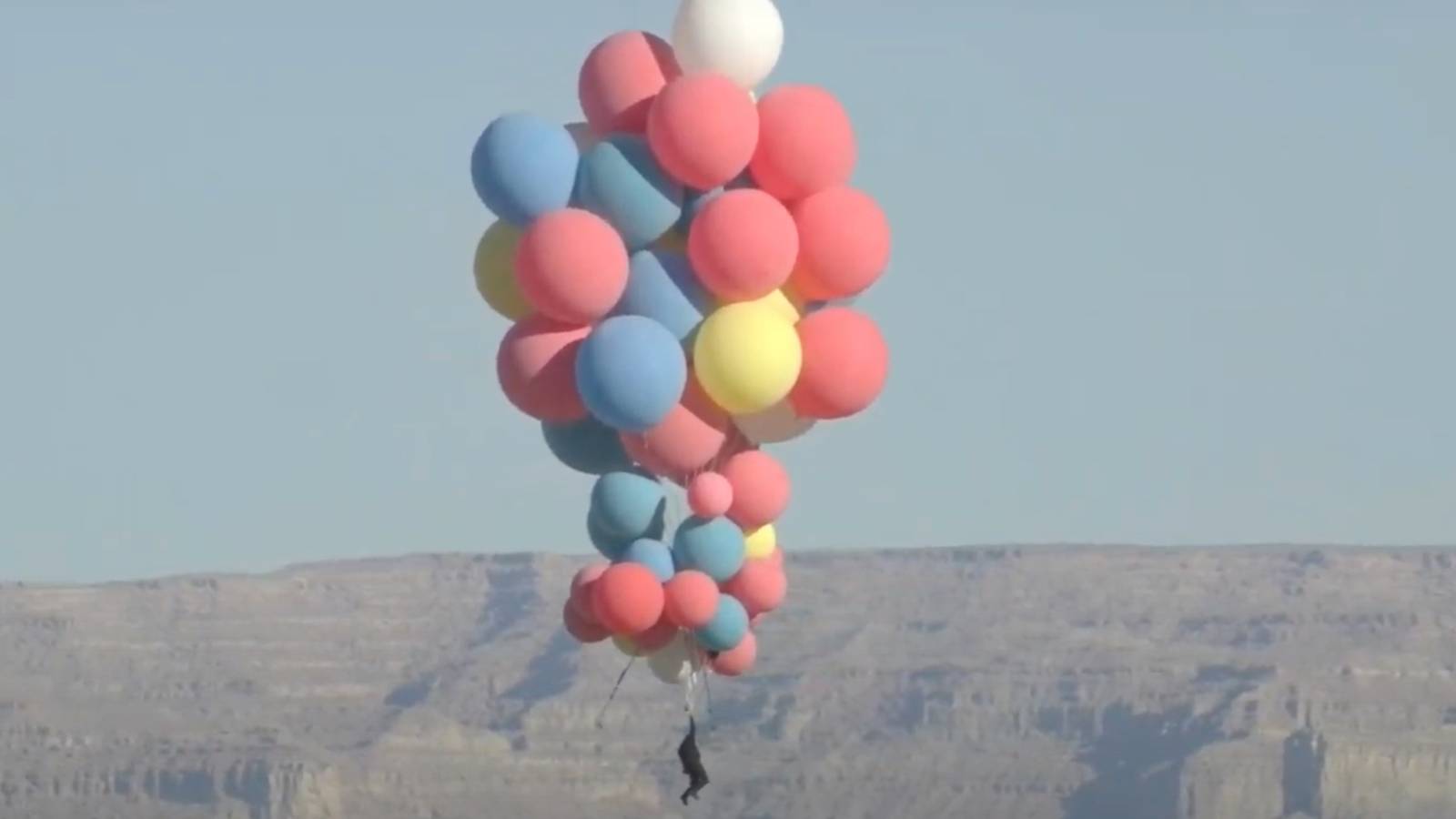 Watch as David Blaine Pulls Off Up-Inspired Flying Balloon Stunt Over ...