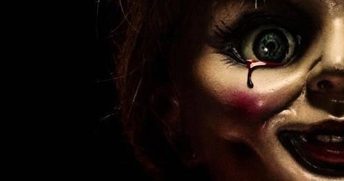 The Conjuring Doll Cries Tears of Blood in New Annabelle Poster