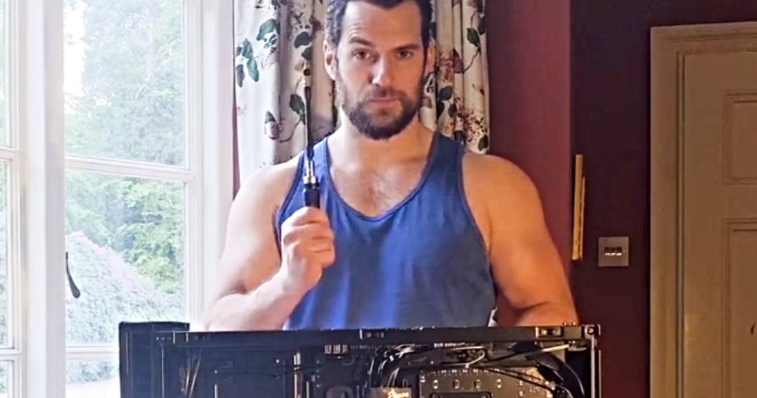 Watch Henry Cavill Build a PC in Supercut Video That Has the Whole ...