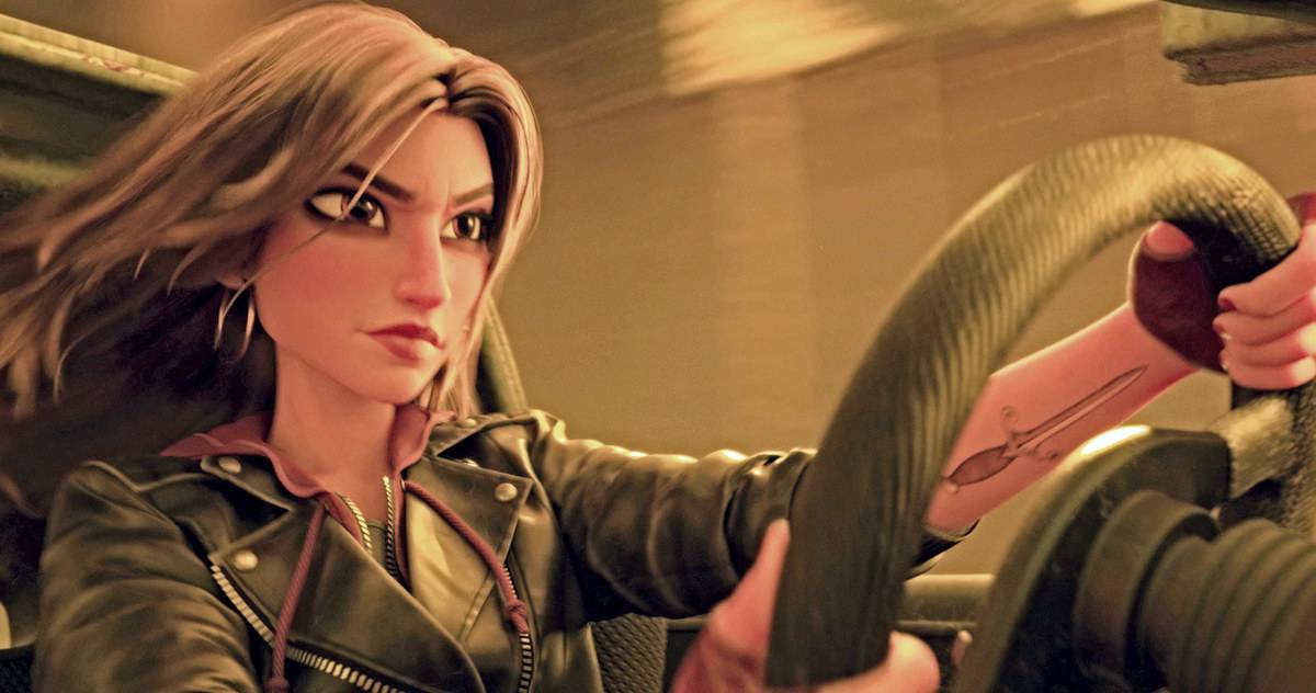 First Look at Gal Gadot as Shank in Wreck-It Ralph 2