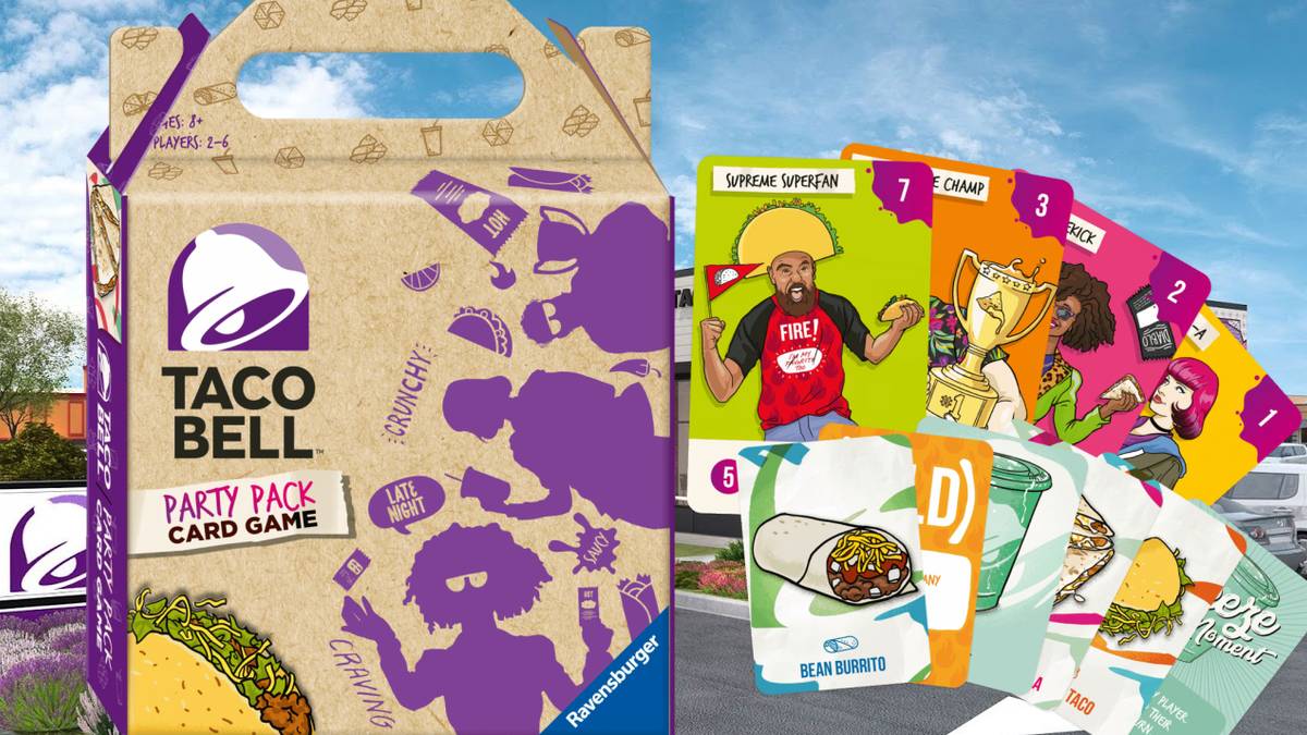 Taco Bell Party Pack Card Game Has Players Gathering Tacos and Burritos