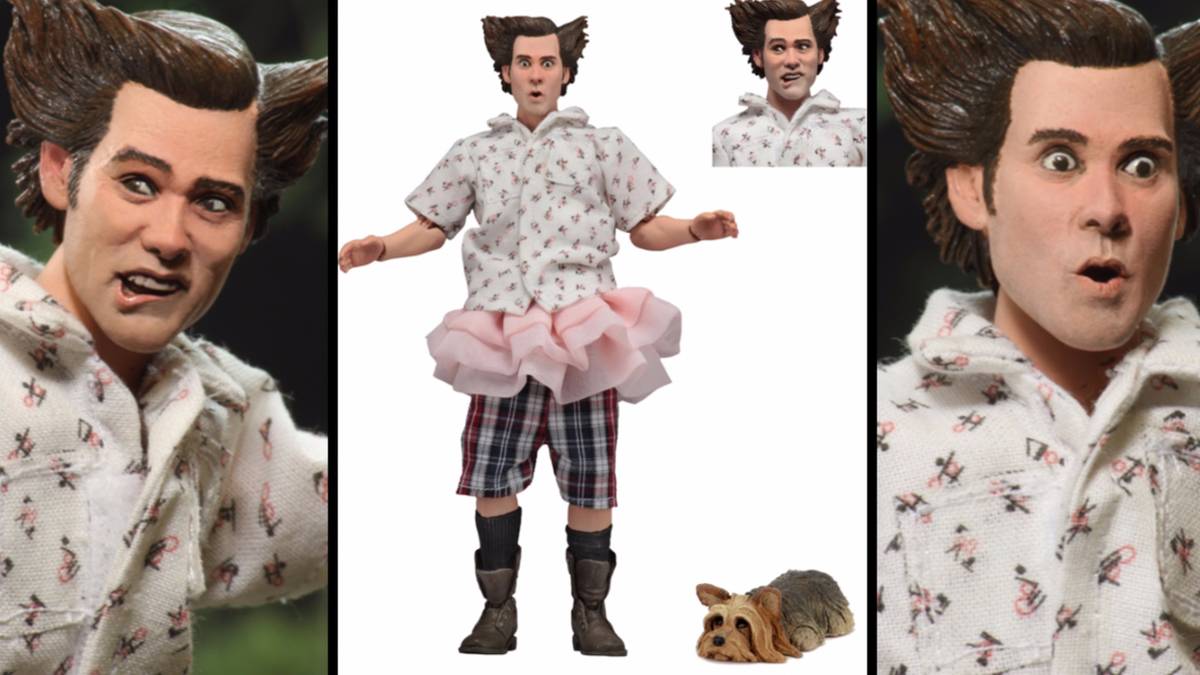 NECA Unveils Ace Ventura Shady Acres Action Figure with Wiggles the Dog