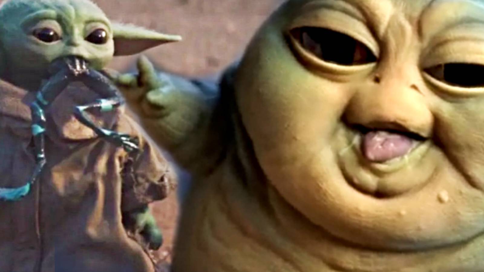 Fan-Made Baby Jabba Looks Like the Perfect Snack for Baby Yoda