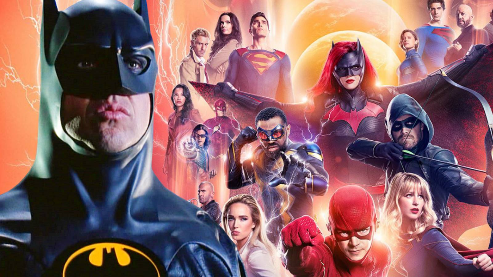 Michael Keaton Is Earth-99 Batman in Crisis on Infinite Earths Concept Art