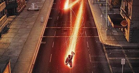The Flash Poster: Barry Allen Blazes Through Central City