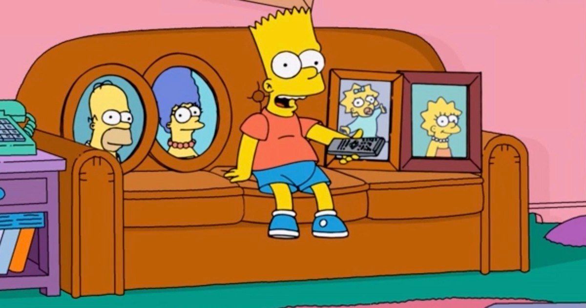 Simpsons Family Couch