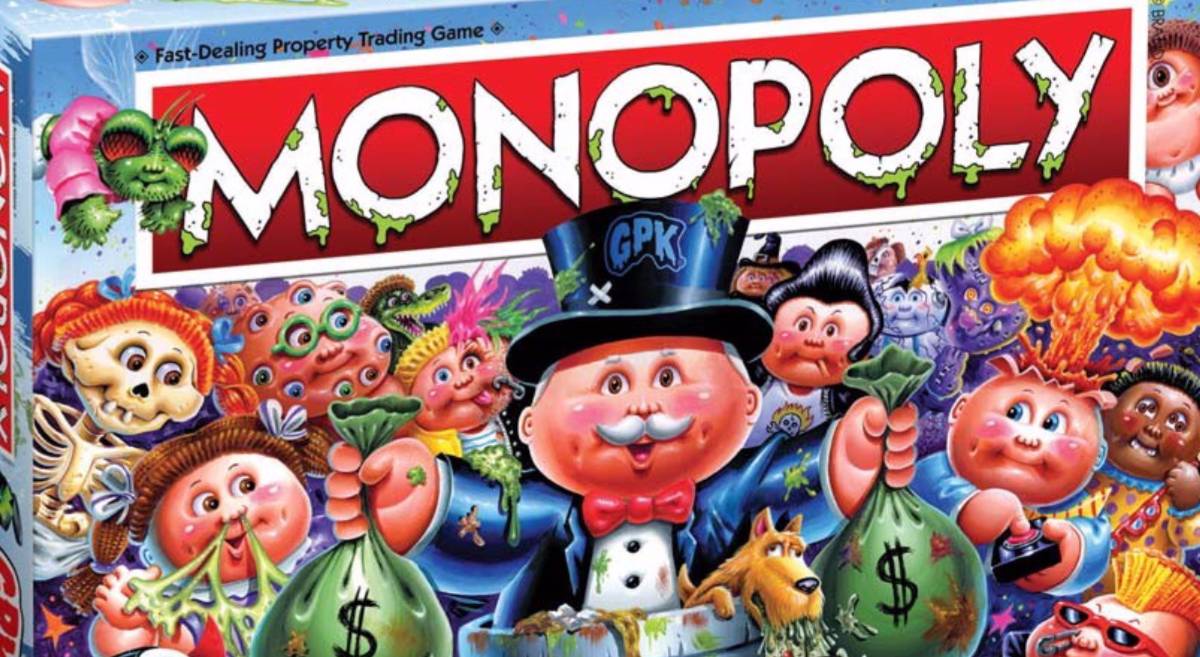 Garbage Pail Kids Monopoly Game Gets Super Gross for GPK 35th Anniversary