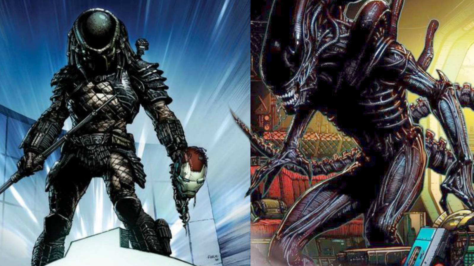 New Alien and Predator Comics Art Teases Huge Marvel Crossover