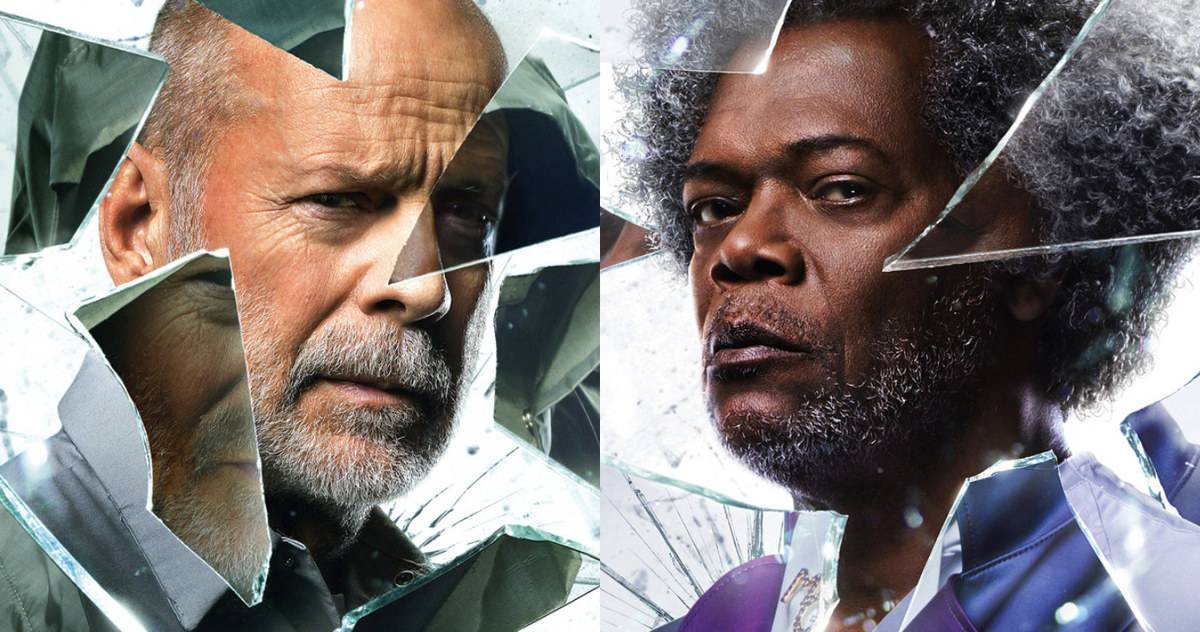 Glass Character Posters Bring Out Unbreakable Heroes & Split Personalities