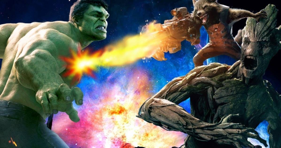 Infinity War Teams Up Hulk & Rocket Raccoon, Is Groot Jealous?