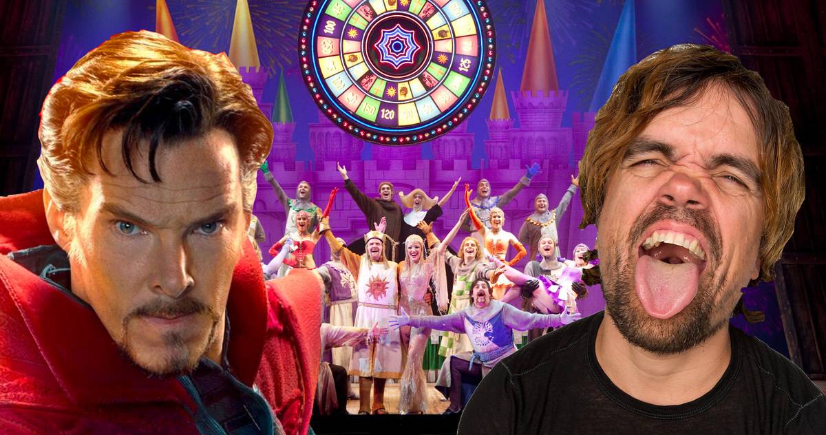 Spamalot Movie Eyes Benedict Cumberbatch and Peter Dinklage